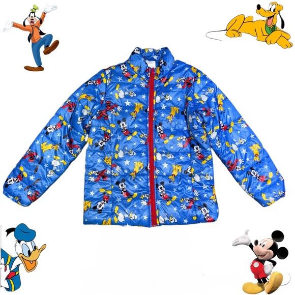 Disney | Jackets & Coats | Disney Mickey Mouse Goofy Donald Duck And ...